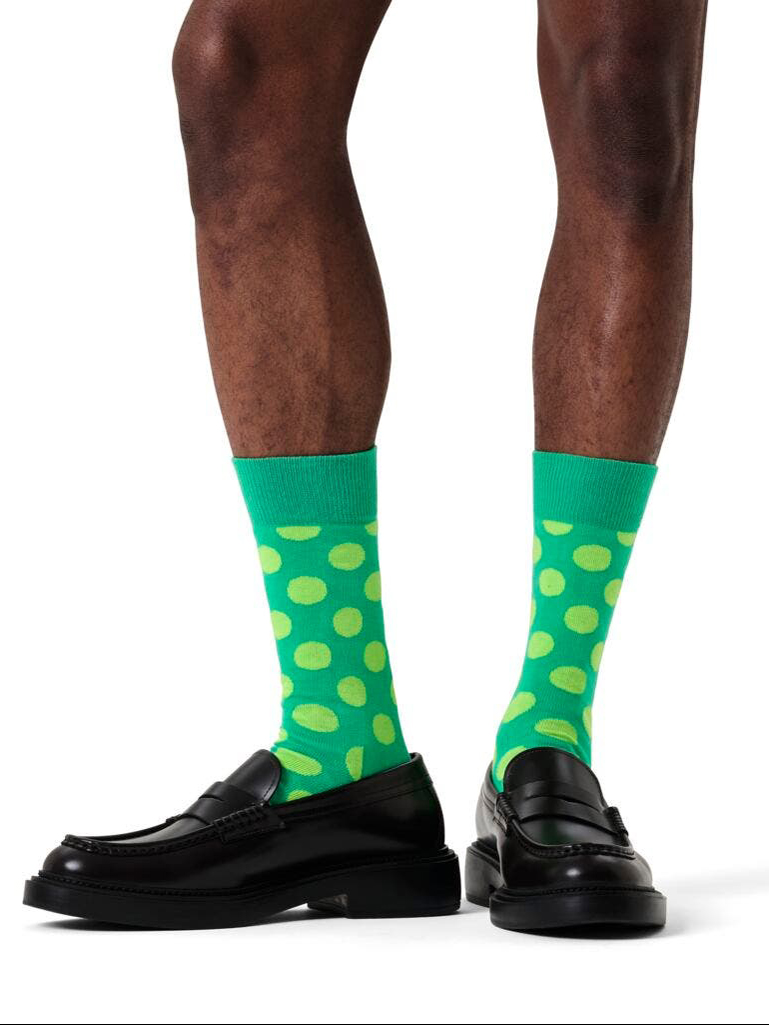 Happy Socks Big Green Dot Socken - Sockenduo